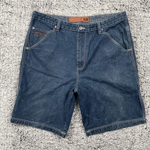 Enyce | Shorts | Vintage Enyce Y2k Baggy Jorts Jean Shorts Size 38 36 ...